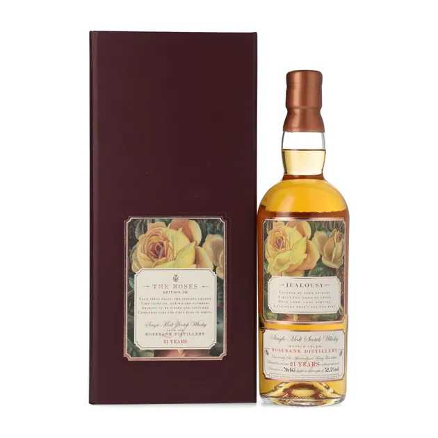 Rosebank 21 Year The Roses: Jealousy Single Malt Scotch (700 ml ...